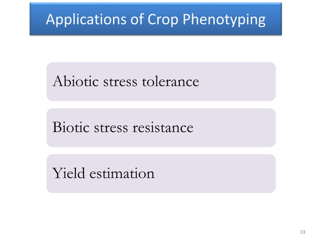 High Throughput Plant Phenotyping in Crop Improvement | PPTX | Agriculture | Industries