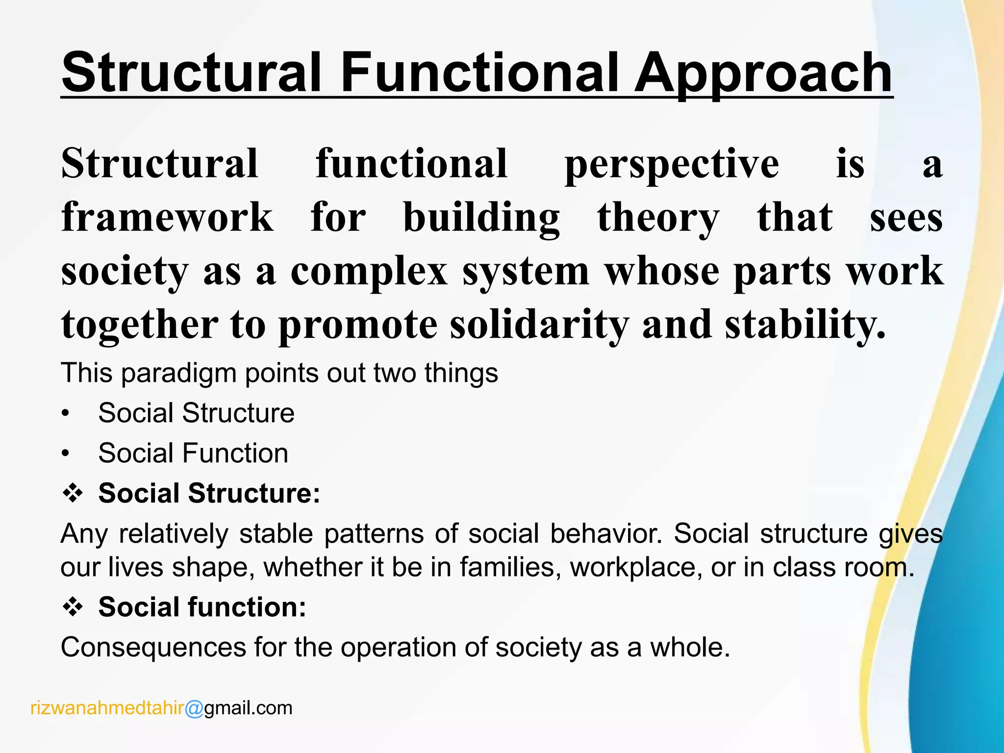 Major Sociological Perspectives | PPTX | Science