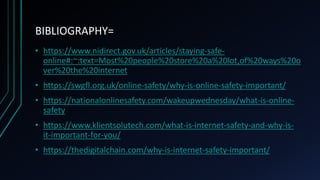 INTRODUCTION TO ONLINE SAFETY ( MAJORS ) | PPTX | Internet for ...