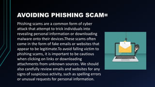 INTRODUCTION TO ONLINE SAFETY ( MAJORS ) | PPTX | Internet for ...