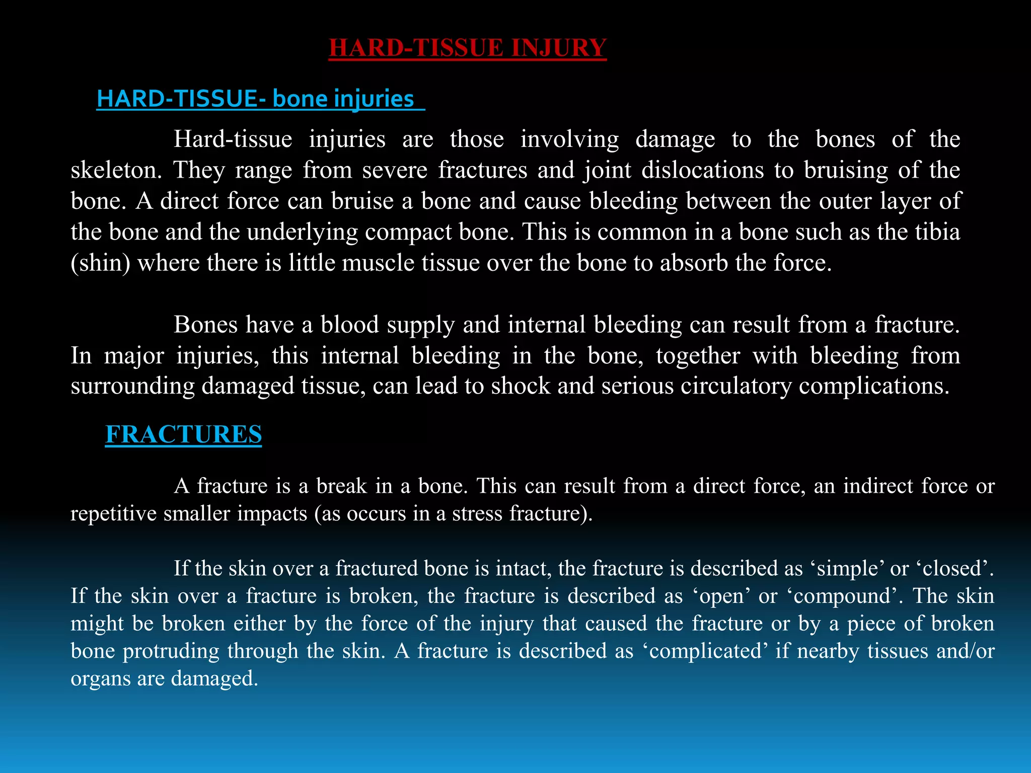 Major sports injuries and classification of injuries | PPTX