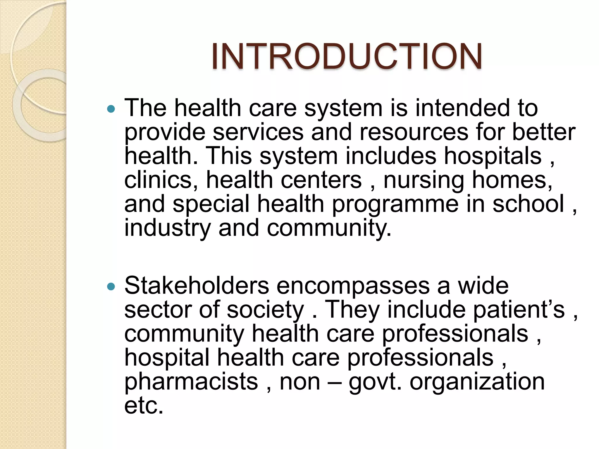 Major stakeholders its components | PPTX
