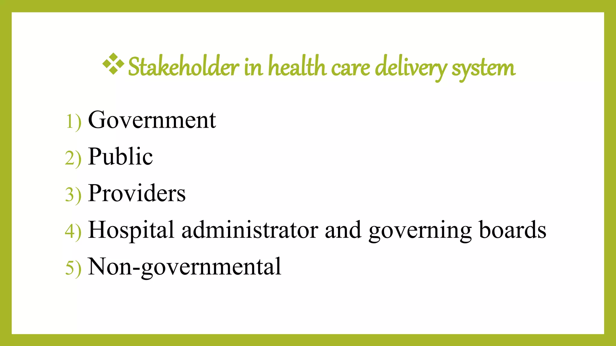 MAJOR STAKEHOLDERS IN HEALTH.pptx