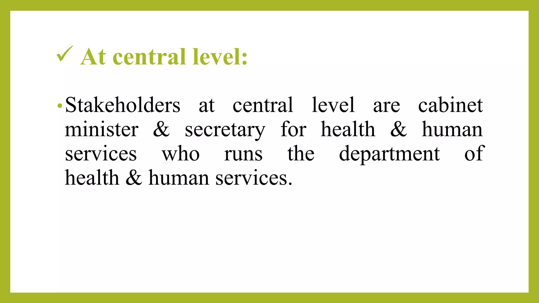 MAJOR STAKEHOLDERS IN HEALTH.pptx