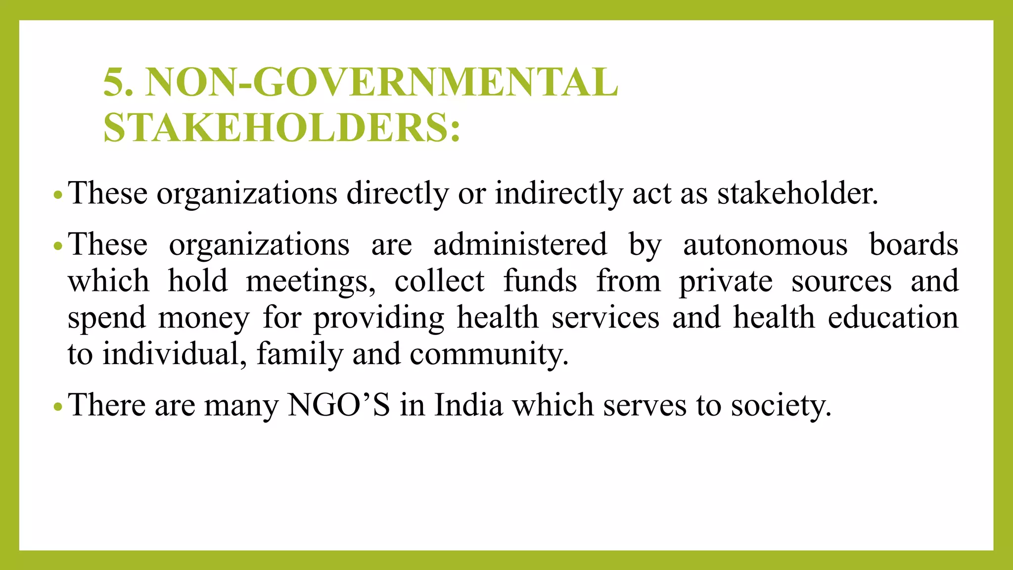 MAJOR STAKEHOLDERS IN HEALTH.pptx
