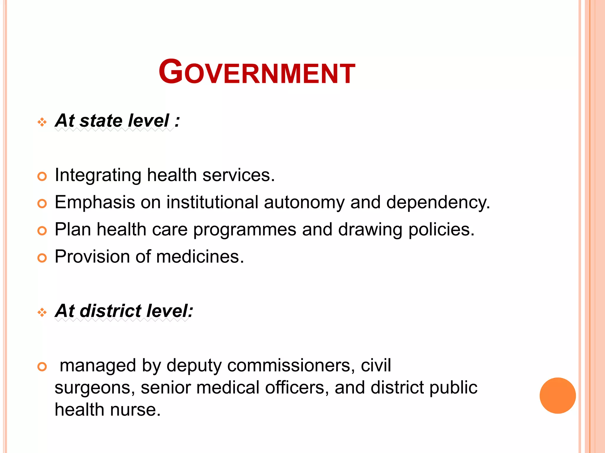 Major stakeholders of health care system pwrpnt | PPTX