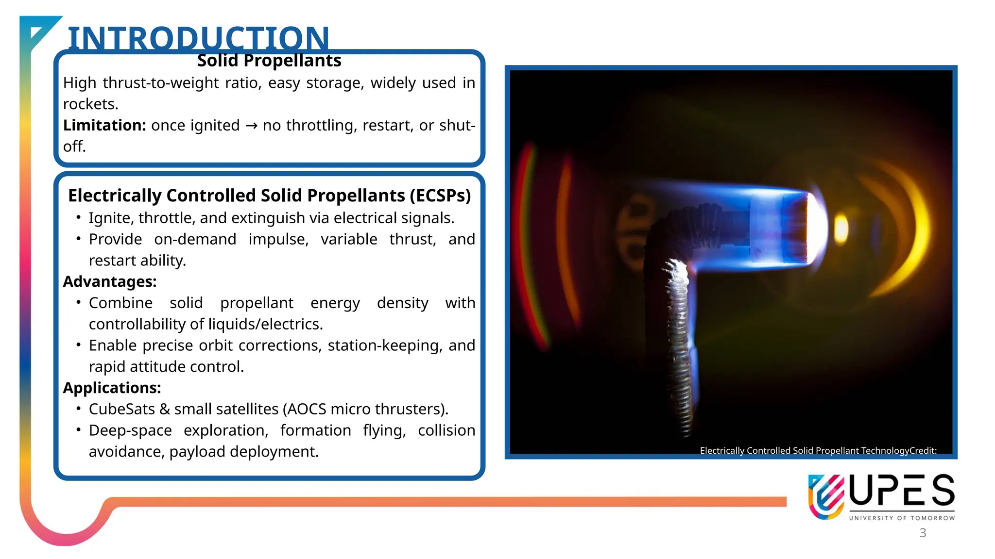 Electrically Controlled Solid Propellants | PPTX