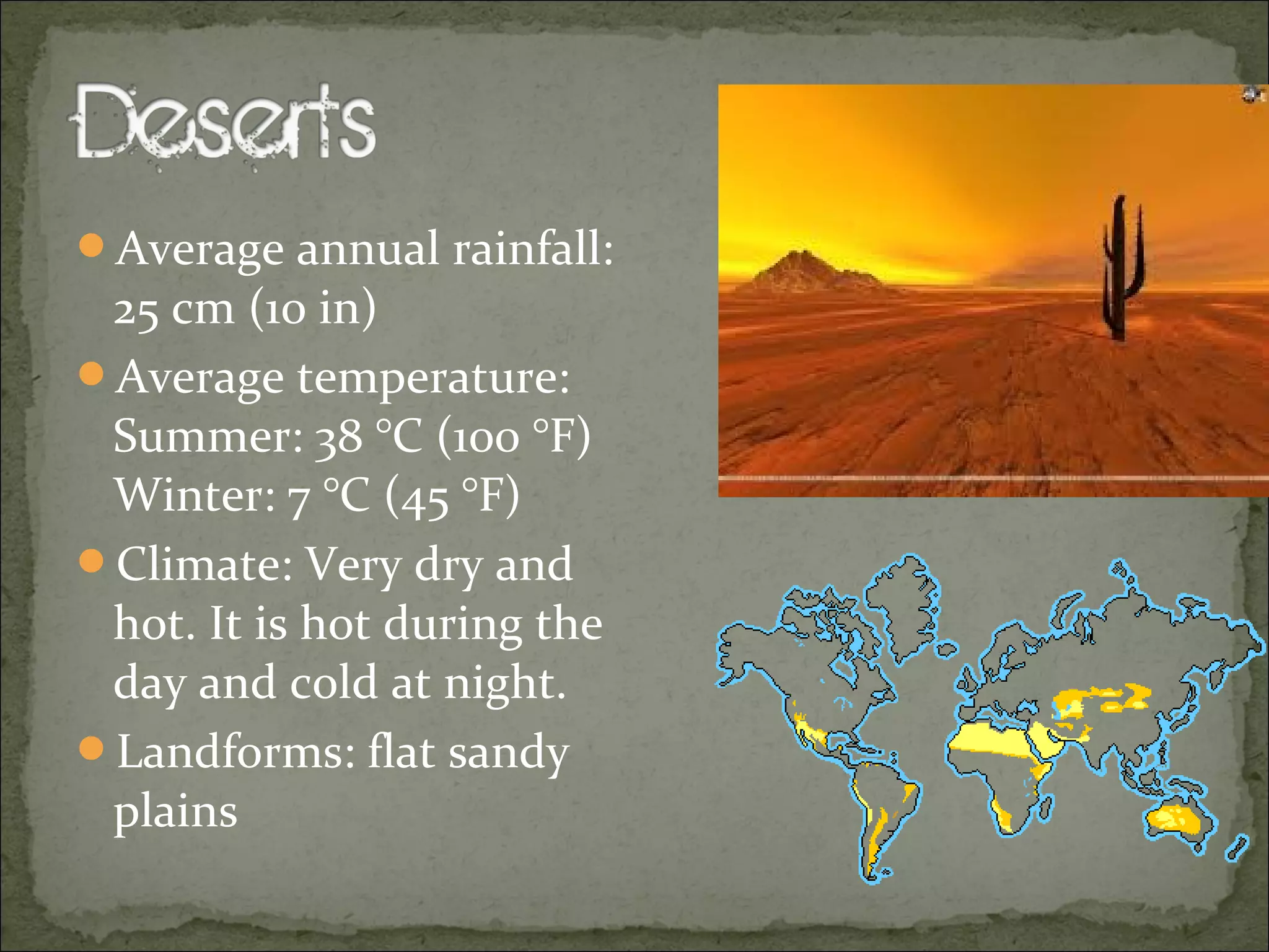 Major terrestrial biomes | PPT