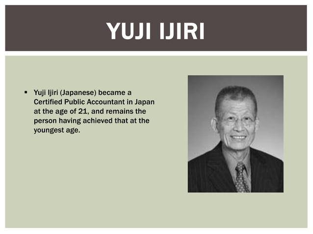 Major thinkers and their contribution to accounting theory | PPTX