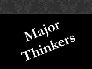 Major thinkers and their contribution to accounting theory | PPTX