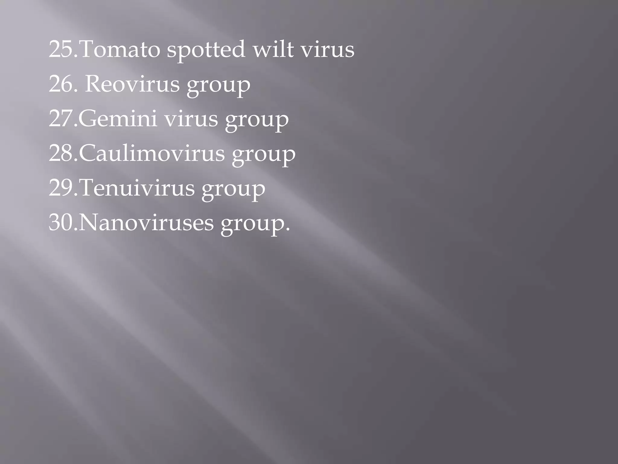 Major group of plant viruses | PPT