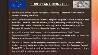 The 3 Major Trade Blocs of the World | PPTX
