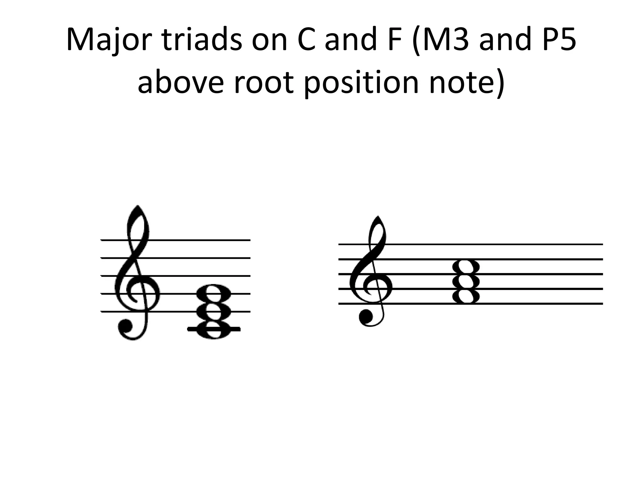 Major triads | PPTX