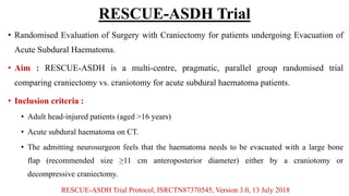 Major trials in Head Injury.pptx