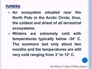 Major types of ecosystems | PPTX