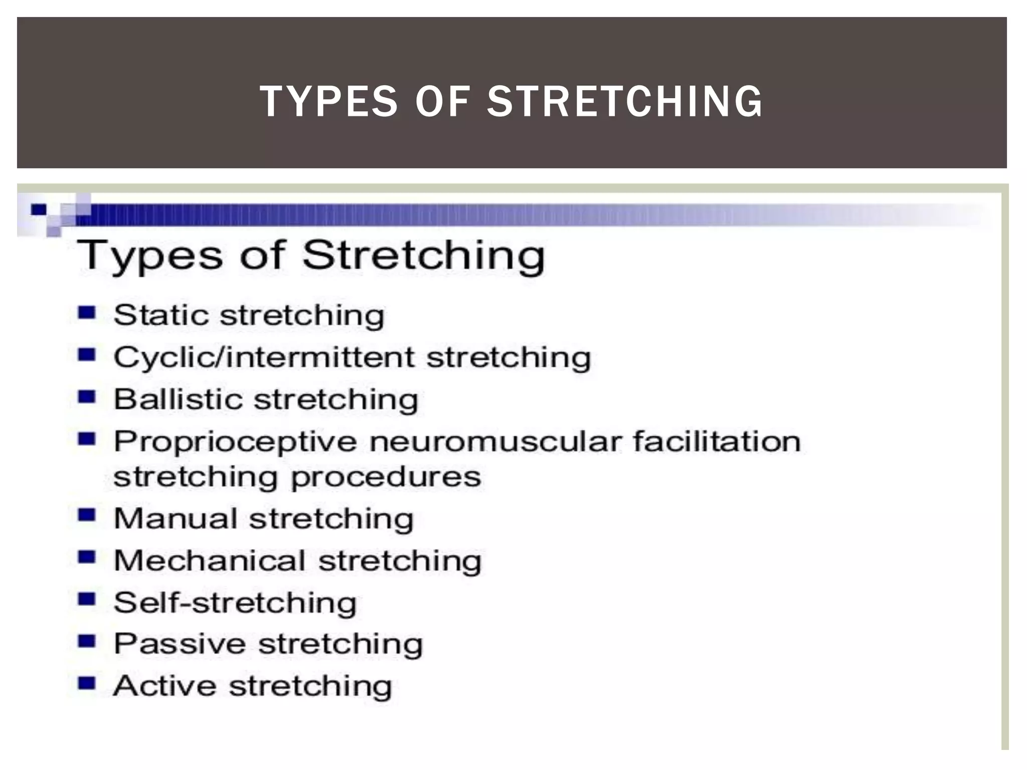 Major types of physical exercise | PPTX