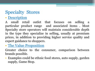 Types Of Retailing In India | PPTX