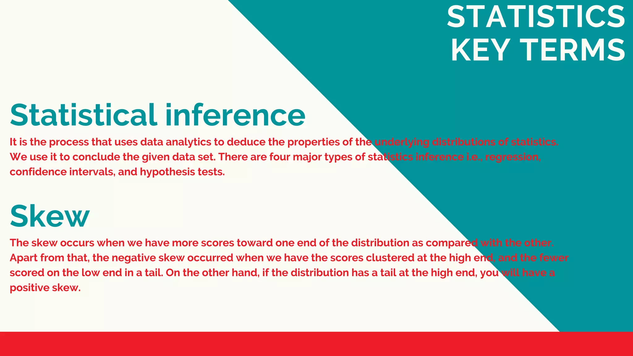 Major types of statistics terms that you should know | PPT