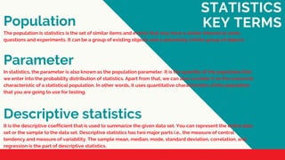 Major types of statistics terms that you should know | PPT