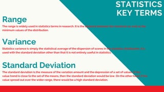 Major types of statistics terms that you should know | PPT