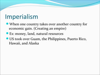 Major us foreign policies | PPT