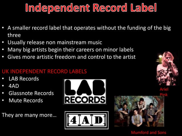 Major Vs Independent Record Labels | PPT