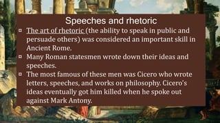 Roman Literature | PPTX | Religion & Spirituality