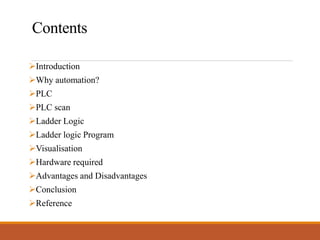 Automatic liquid filling and mixing process using PLC | PPTX