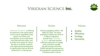 Viridian Science - Business Opportunity - ViridianScience.com