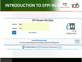 Introduction to Systematic Review Software - Robert Apunyo | PDF ...
