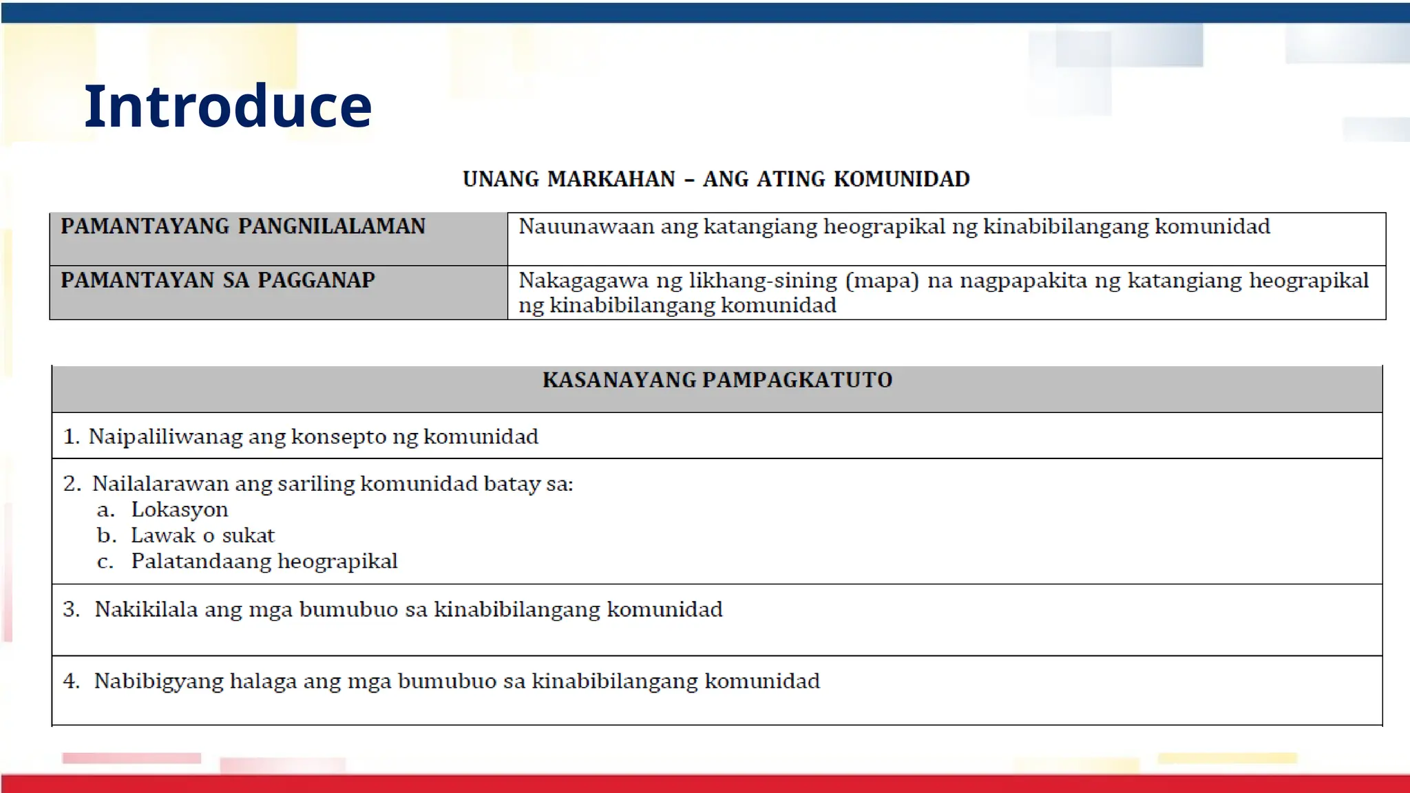 Makabansa” is part of the DepEd Core Values, which are: Maka-Diyos (God ...