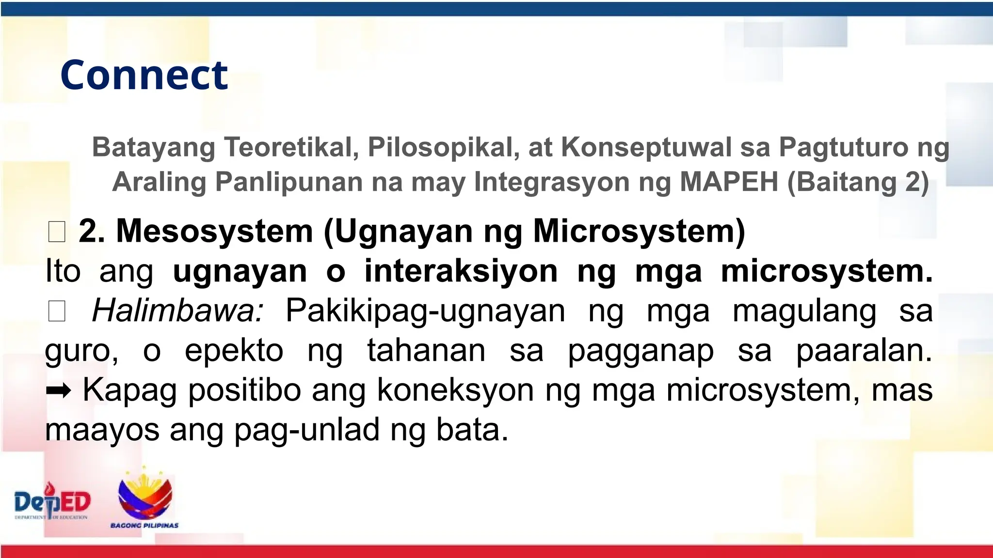 Makabansa” is part of the DepEd Core Values, which are: Maka-Diyos (God-loving) Makatao (Humane ...
