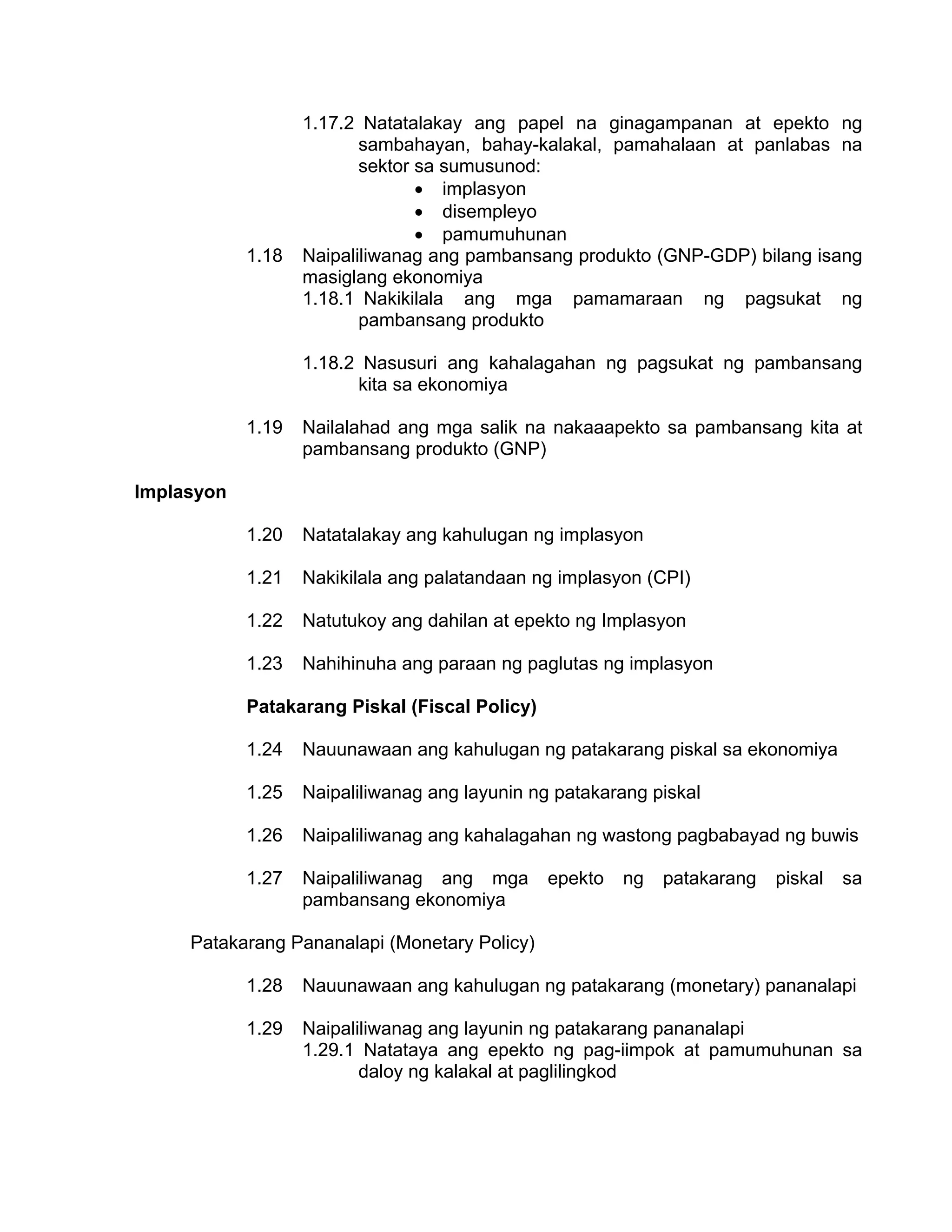 MAKABAYAN (PSSLC) | PDF