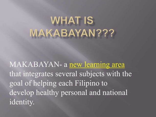 Makabayan | PPTX