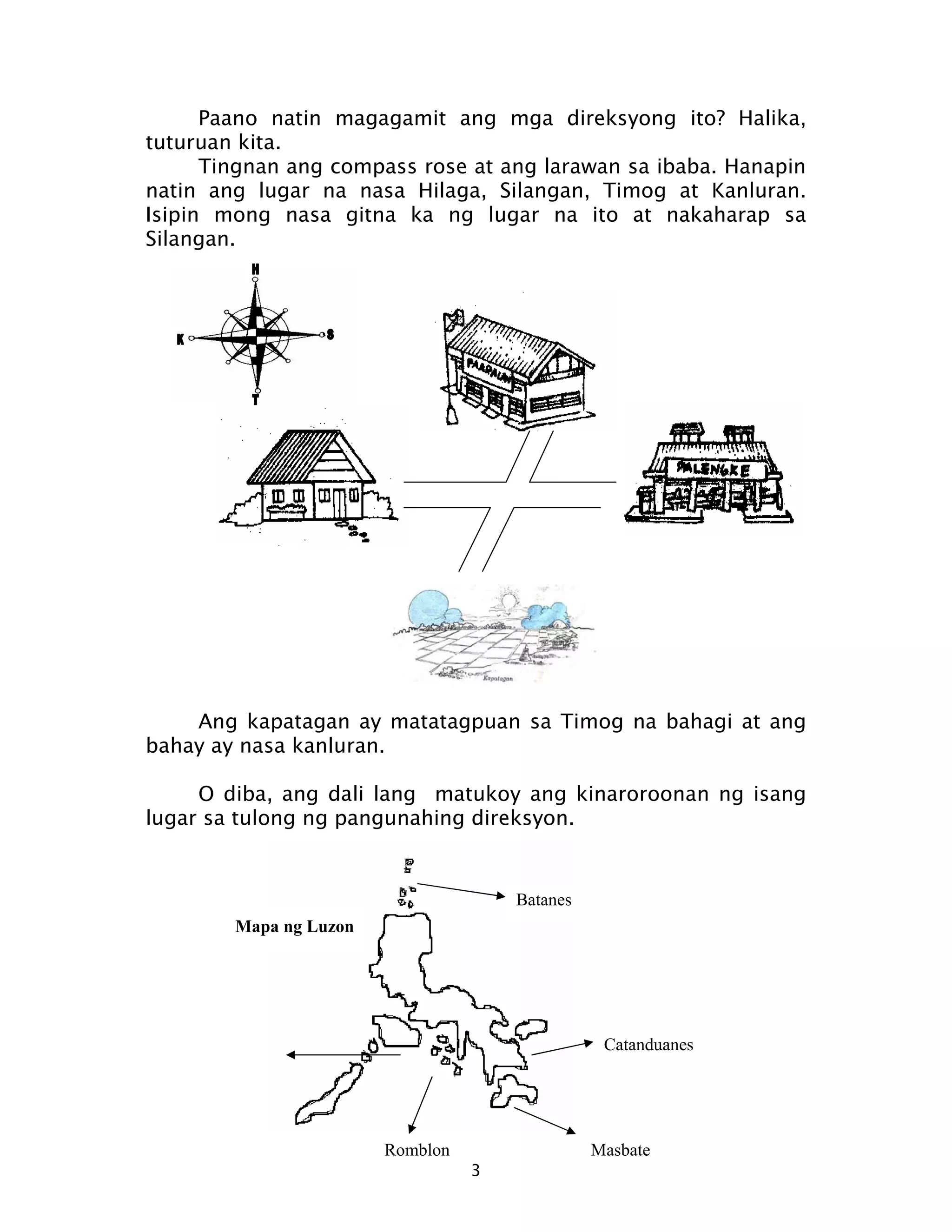 Makabayan 3 dlp 8 a - mga pangunahing direksyon | PDF