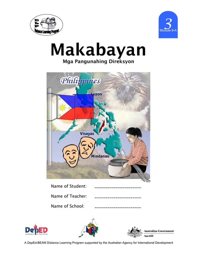 Makabayan 3 dlp 8 a - mga pangunahing direksyon | PDF