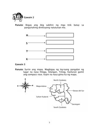 Makabayan 3 dlp 8 a - mga pangunahing direksyon | PDF