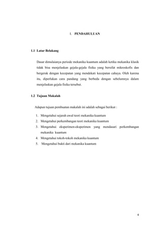 Makalah Mekanika Kuantum | DOCX