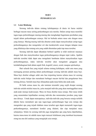 Perkembangan Intelektual pada Fase Remaja | DOC