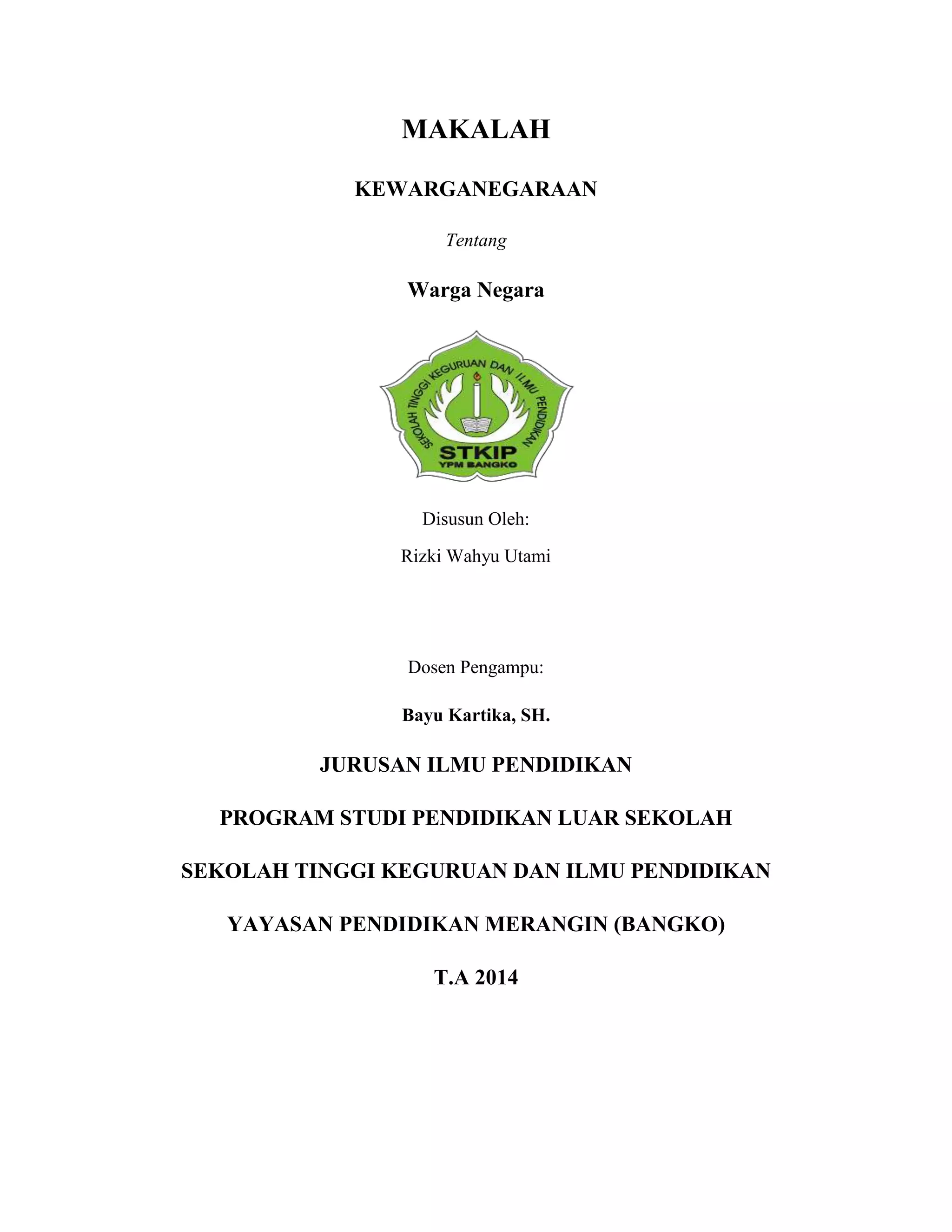 Makalah | PDF