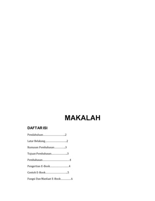 Definisi E-Book | PDF