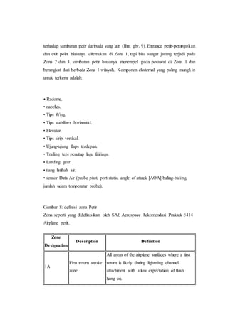 static discharge (sistem penangkal petir pada pesawat terbang) | DOCX