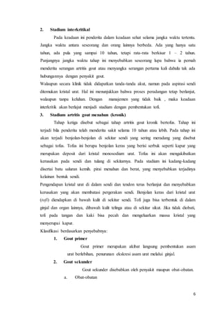 Asuhan Keperawatan GOUT (Asam Urat) | DOCX