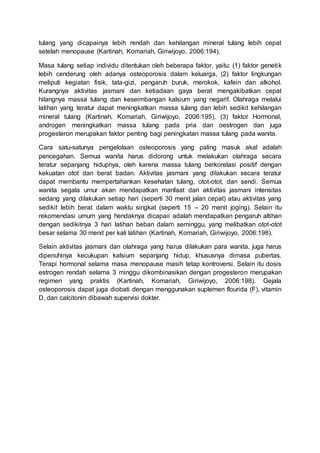 Makalah ilmu kesehatan olahraga pada wanita | DOCX