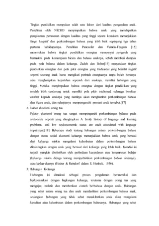Perkembangan bahasa | DOCX