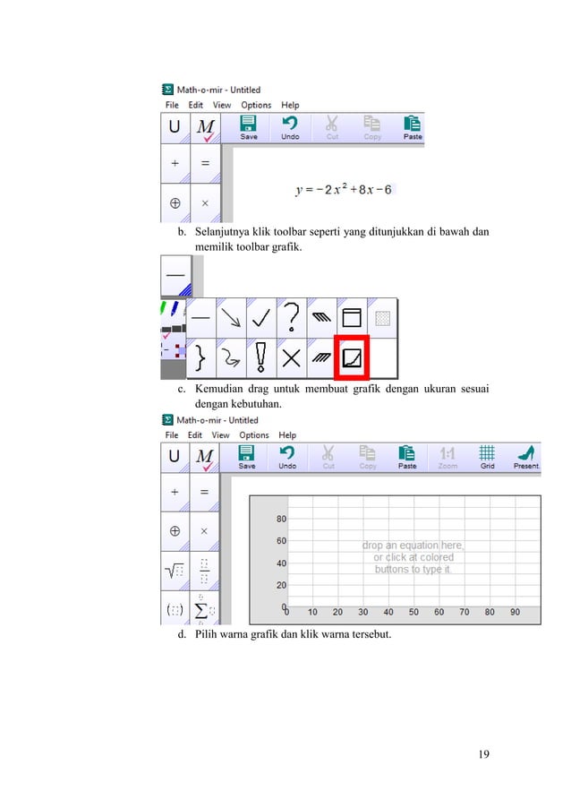 PENGGUNAAN SOFTWARE MATH-O-MIR PADA PEMBELAJARAN MATEMATIKA MATERI ...