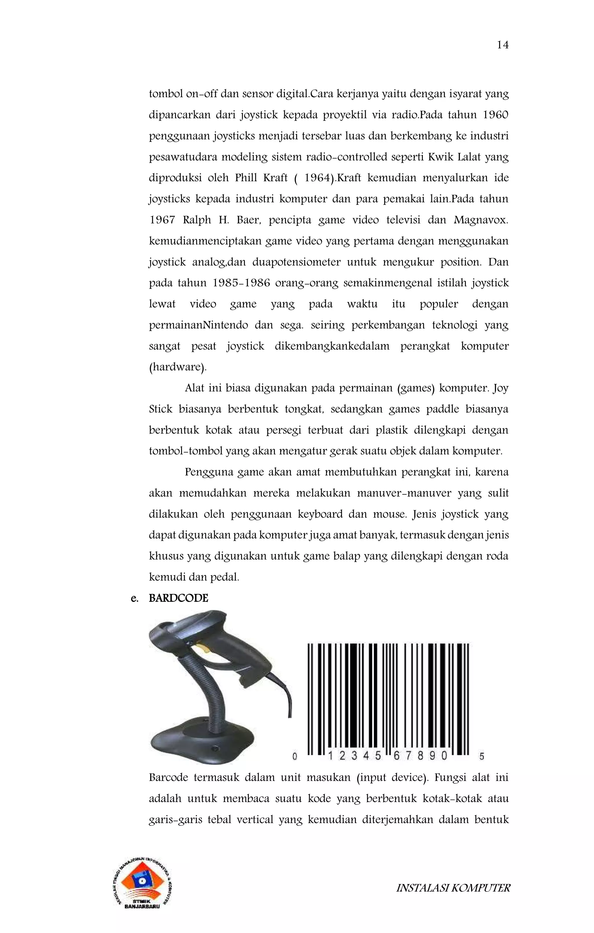 Makalah input dan output device | PDF