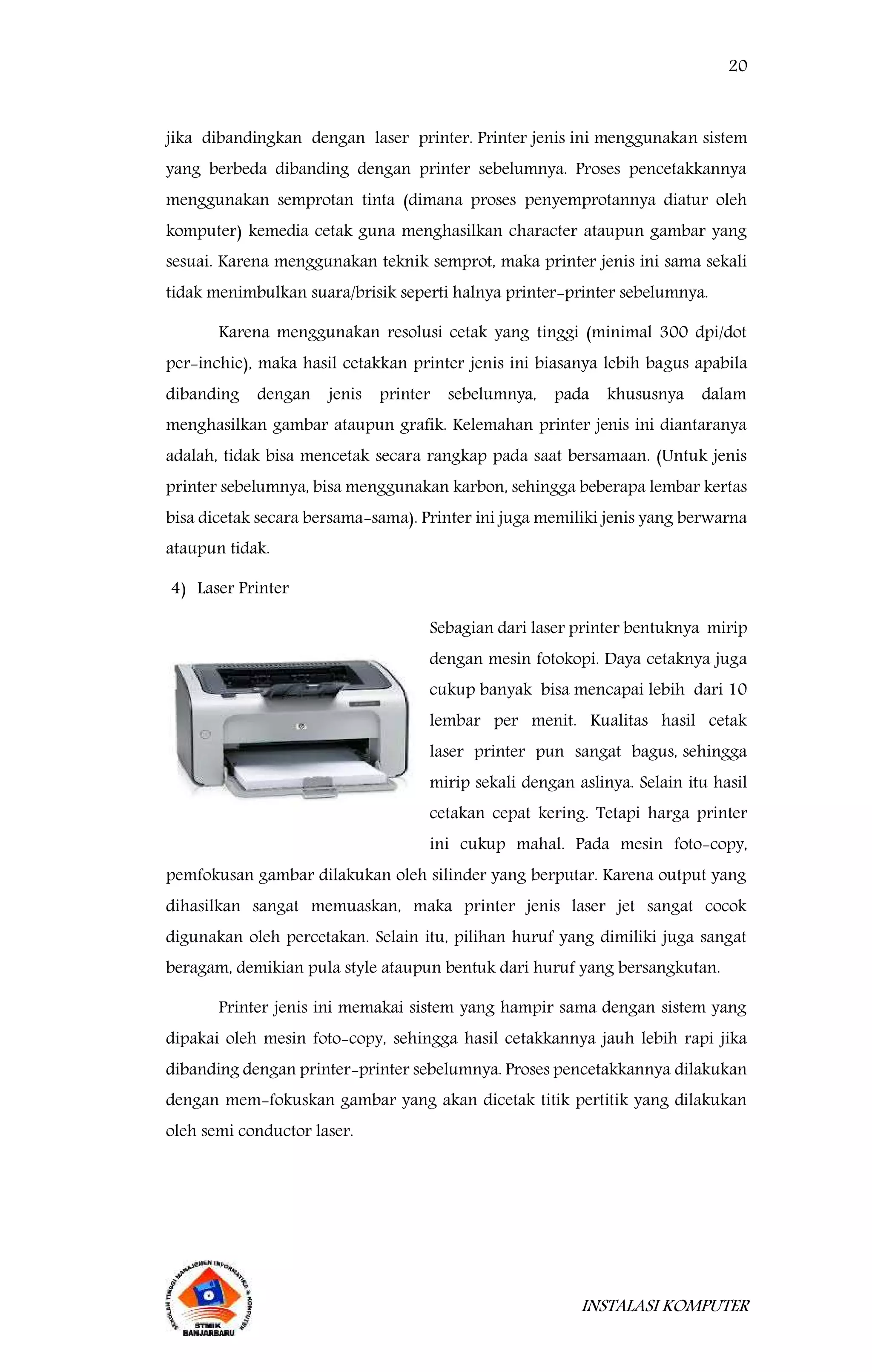 Makalah input dan output device | PDF