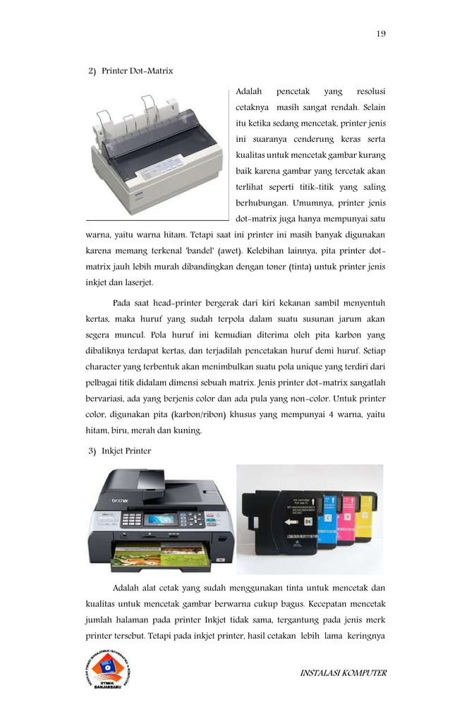 Makalah input dan output device | PDF