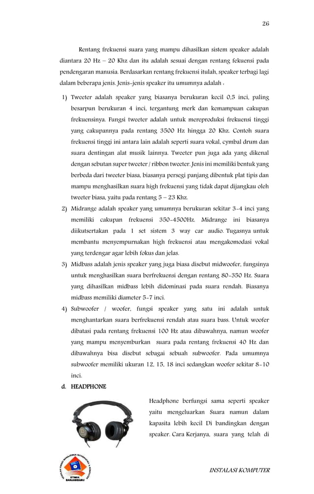 Makalah input dan output device | PDF